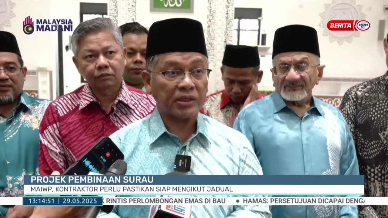 29 MEI 2025 - BTH- PROJEK PEMBINAAN SURAU MAIWP, KONTRAKTOR PERLU PASTIKAN SIAP MENGIKUT JADUAL