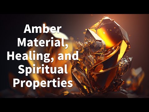 Amber Material, Healing, and Spiritual Properties
