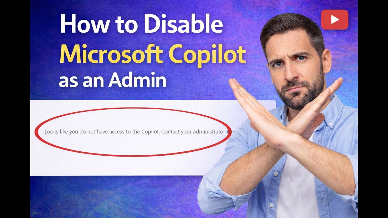 How to Disable Microsoft Copilot as an Admin