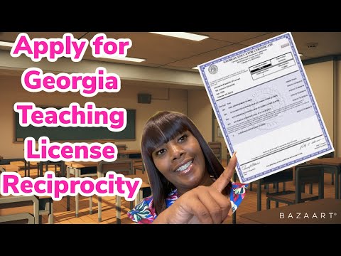 How to apply for Georgia’s Teaching License (RECIPROCITY). Georgia Professional Standards (GaPSC)