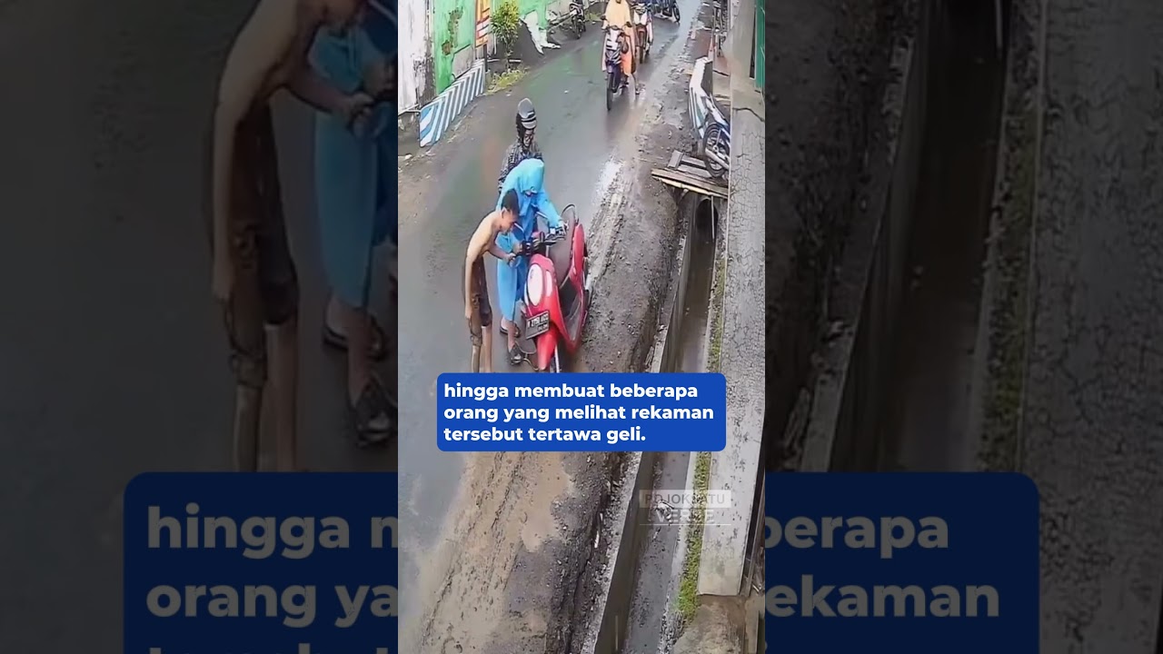 Niat Hati Hendak Tolong Pengendara Wanita, Pria Ini Malah Jadi Bahan Tertawaan #pojoksatu