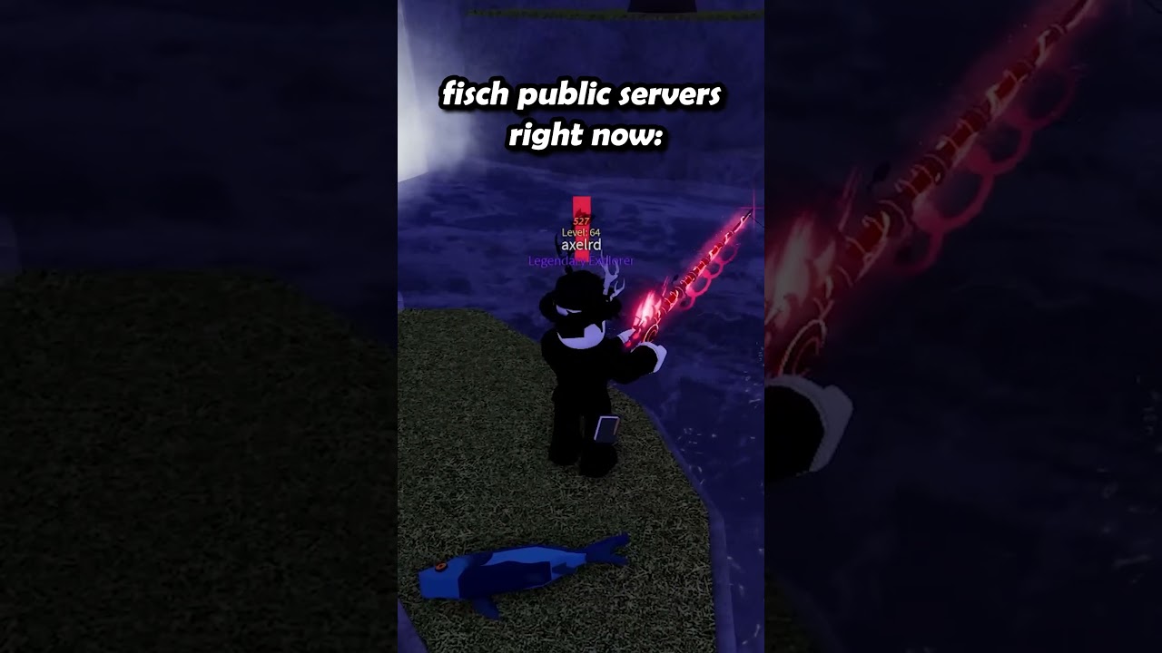 the only answer is a private server.. #roblox #fisch