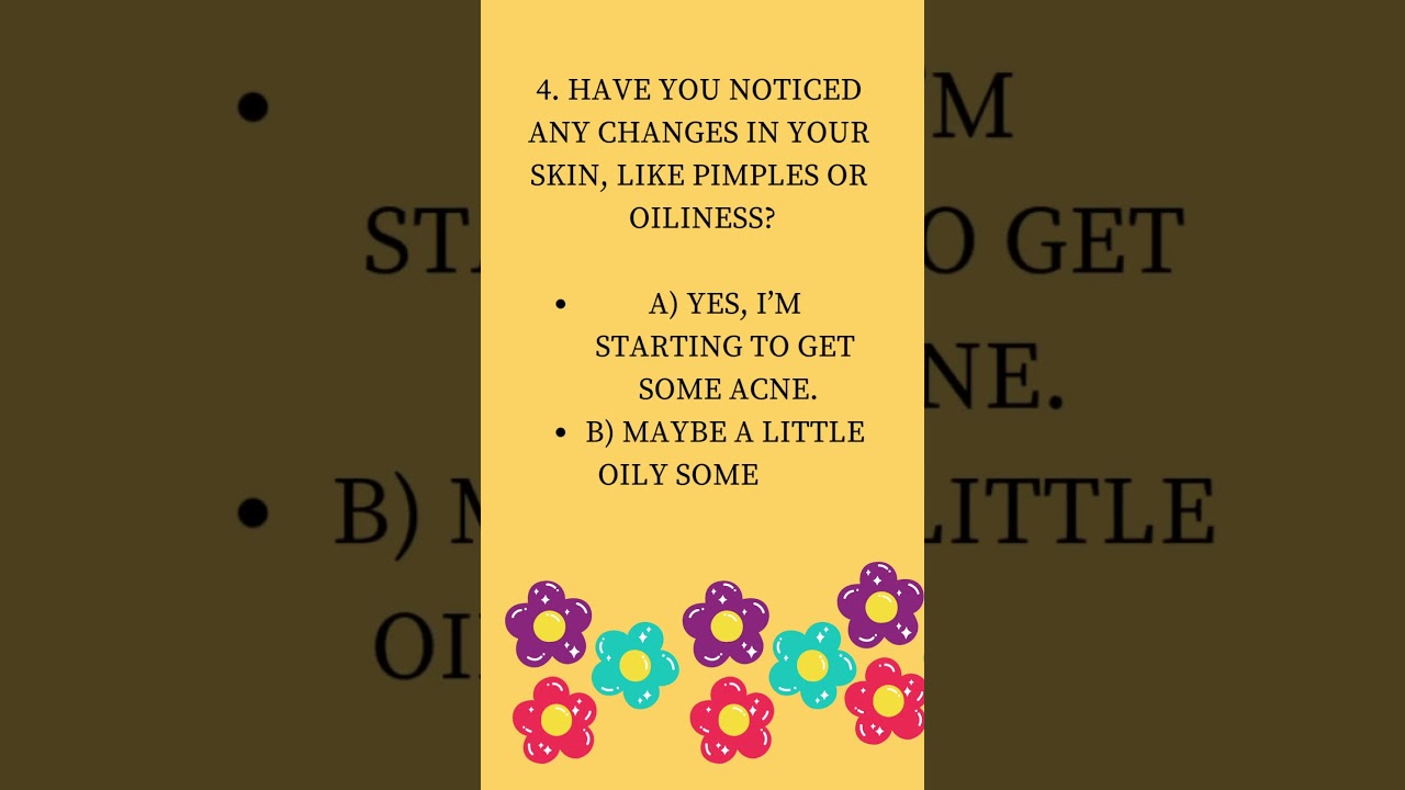 Puberty Quiz: Is Your Body Ready? 🤔 | Fun & Easy Test #girltalk101 #earlypuberty #adolescent #perio