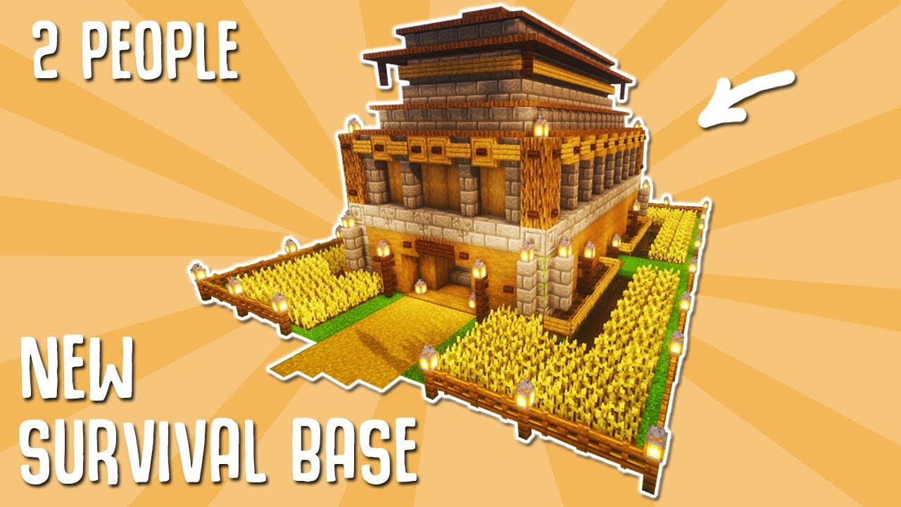 Minecraft | New Ultimate Survival House | 2 player Survival house ...