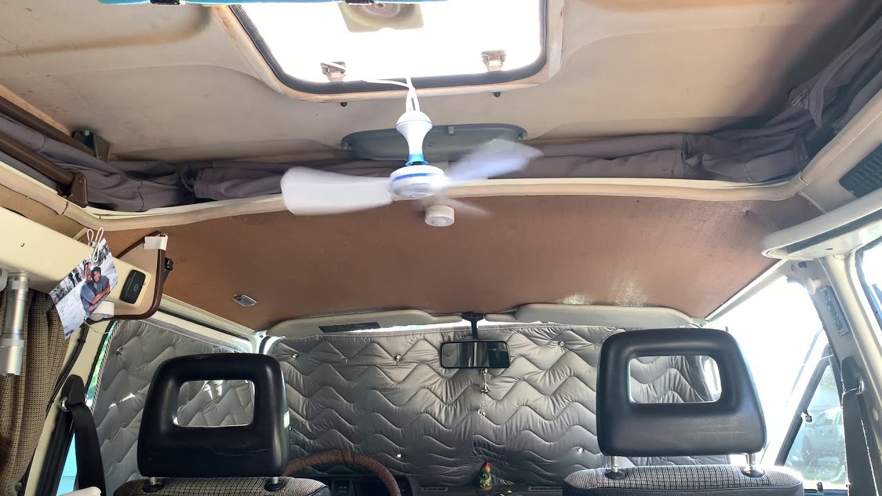 Vanagon Westfalia ceiling Fan Cooling system
