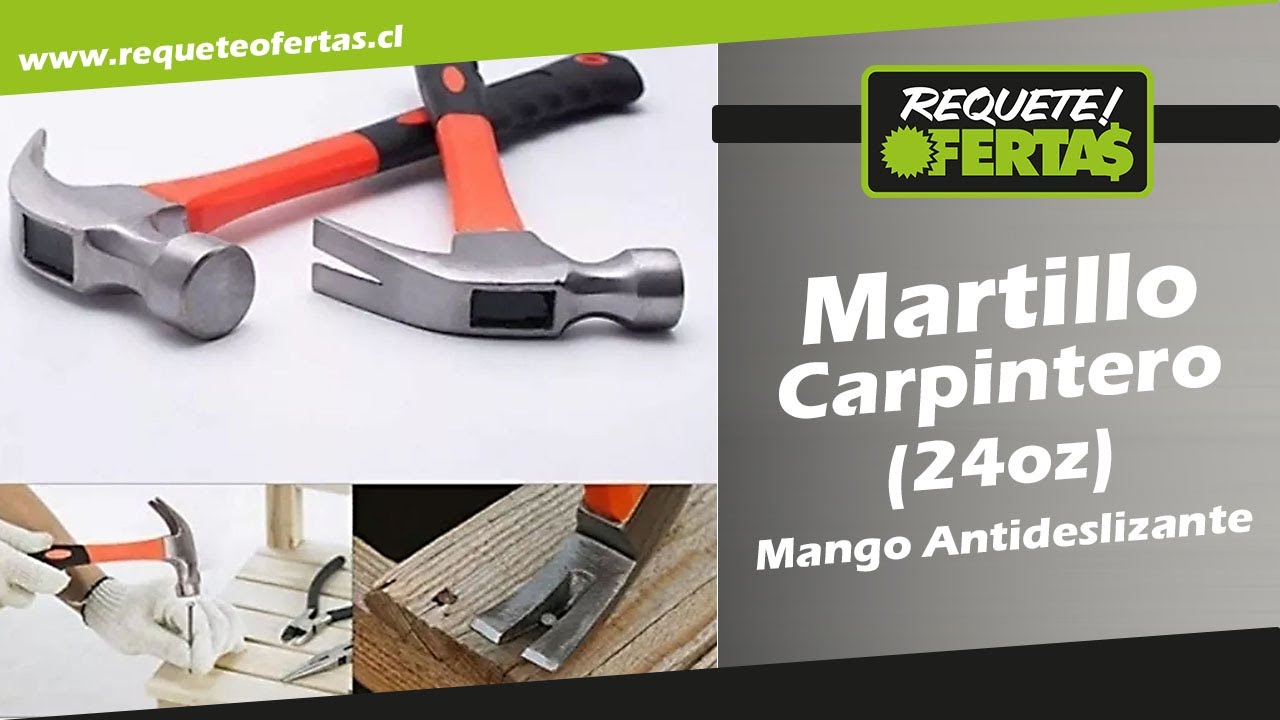 Martillo Carpintero 24oz Mango Antideslizante