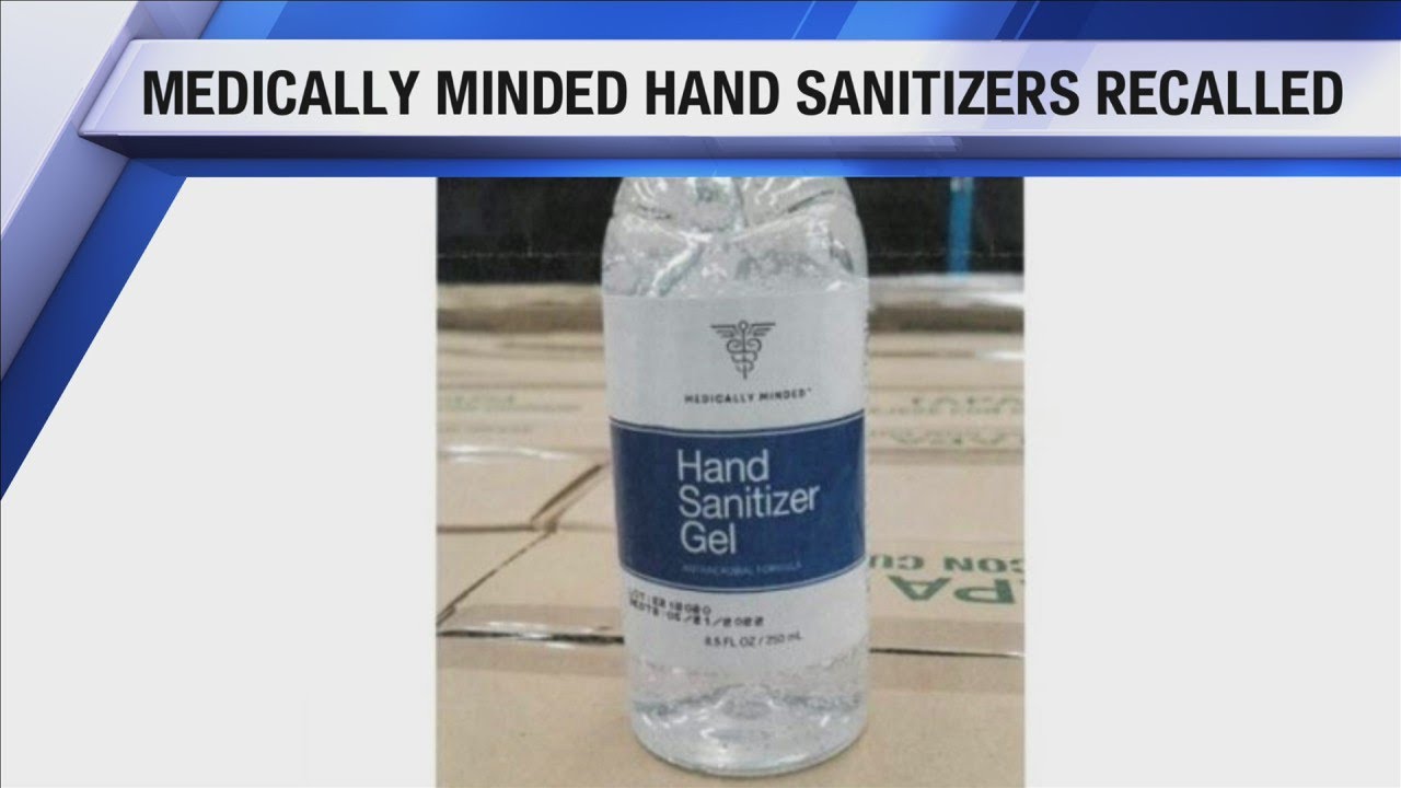 Medically Minded Hand Sanitizers recalled