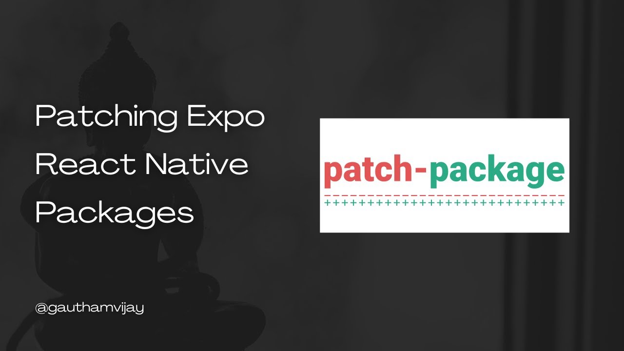 Patching Expo React Native Packages with help of patch-package