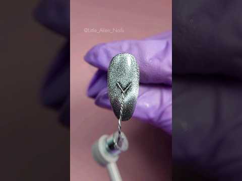 How to make a heart with magnetic gelsππ #shorts #nails #nailart #naildesign #manicure #beauty #wow