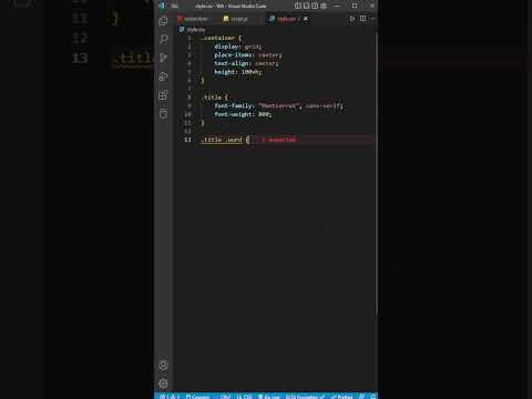 Text Animation Color Changing Using CSS