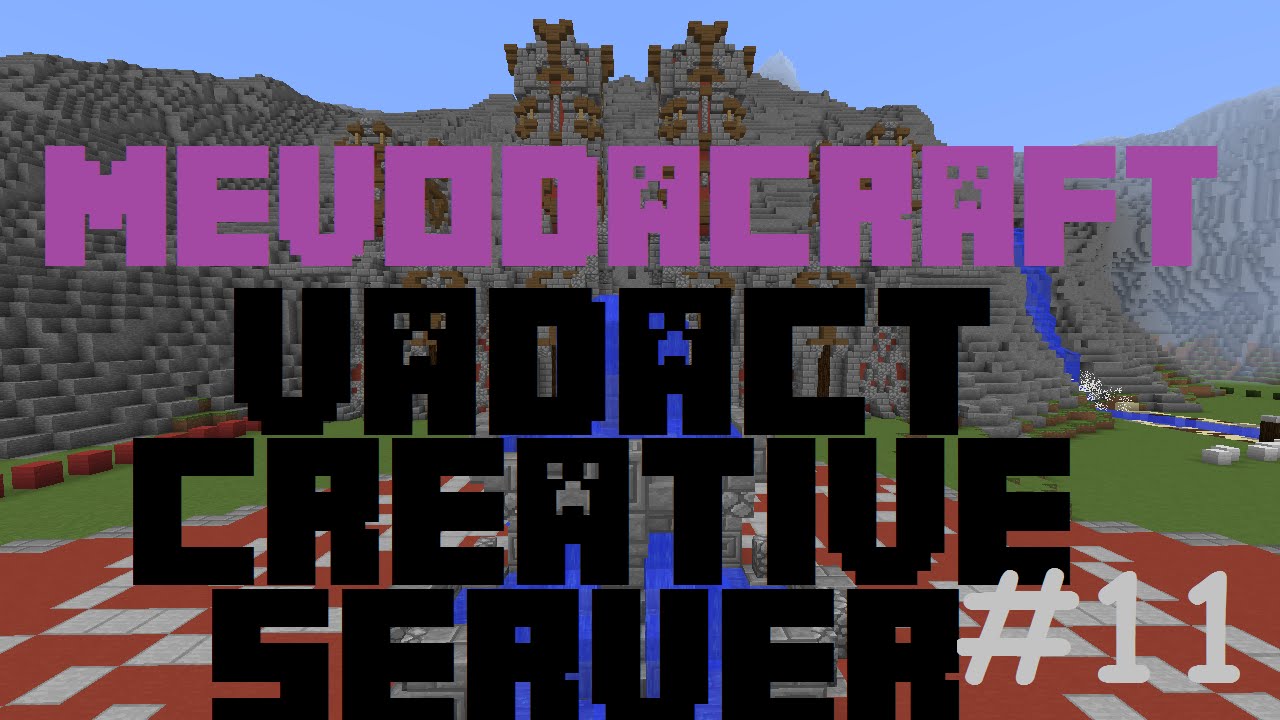 Minecraft - Vadact Creative Server - Season 2 - Episode 11 - Fountain and Entranceway
