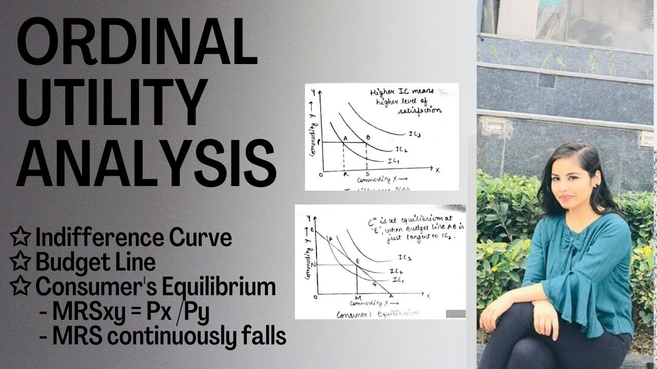 Ordinal Utility Approach | Indifference Curve Analysis | Microeconomics