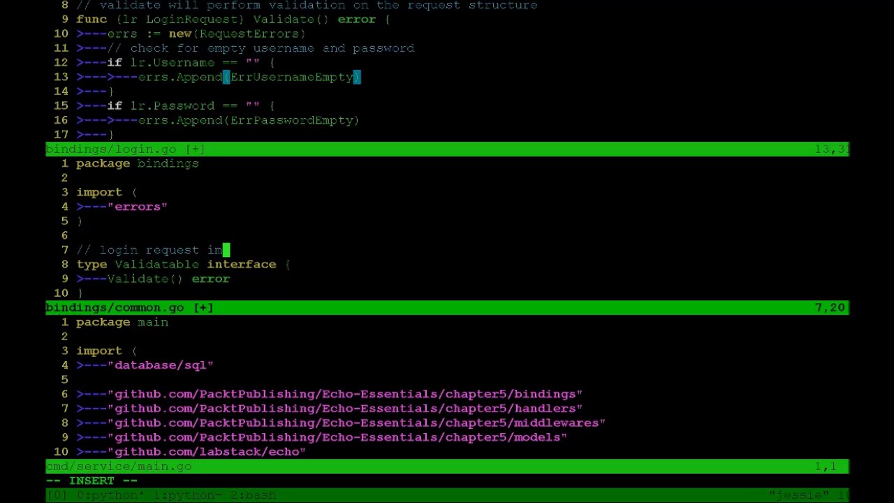 Echo Quick Start Guide | 5.Utilizing the Request Context and Data Bindings