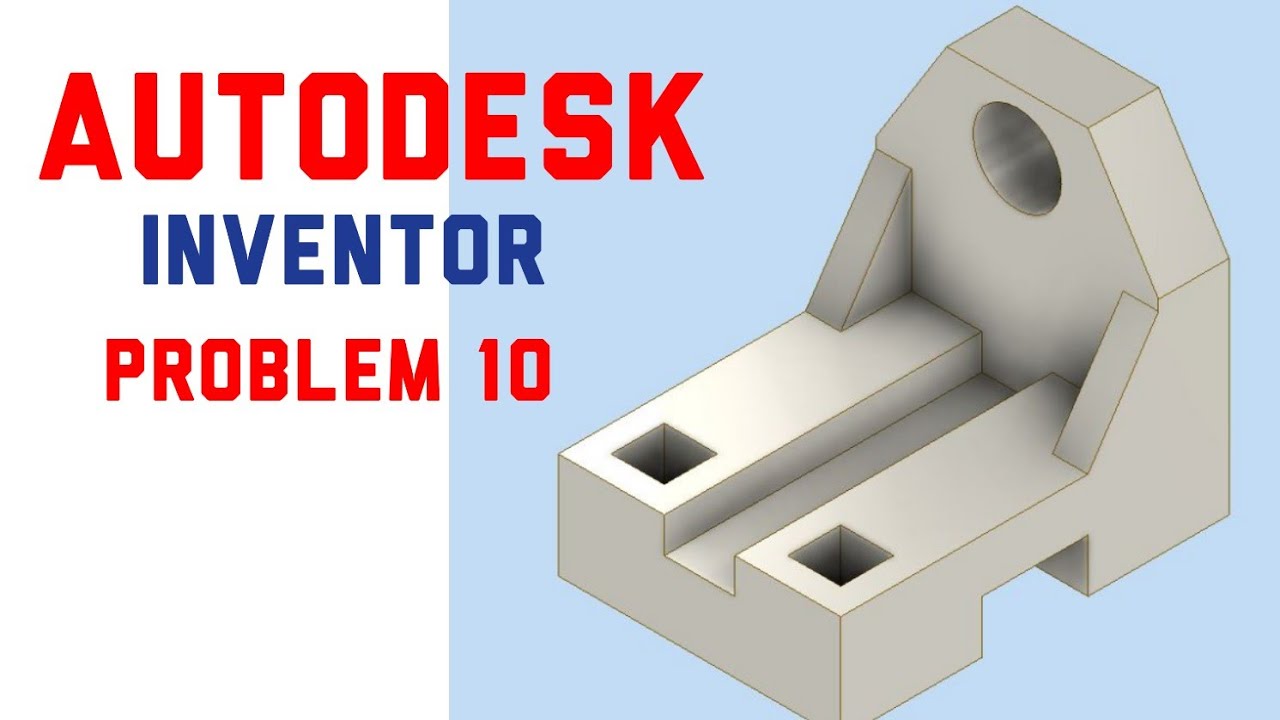 Autodesk inventor problem 10 in | Isometric view | Technical drawing | Engineering drawing