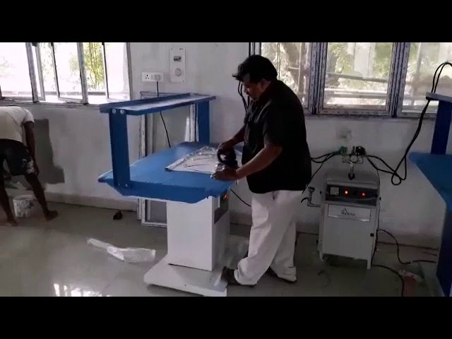 Steam Calender Machines - Saree Rolling Machine with Spray Manufacturer ...