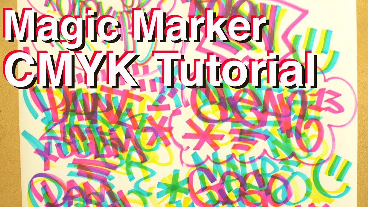 ArtPrimo.com Presents Magic Marker CYMK tutorial