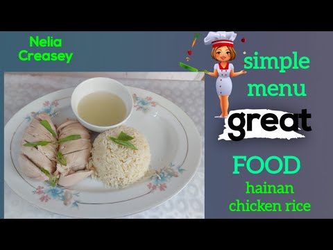 how to cook hainan chicken w / basmati rice? / cara memasak nasi ayam hainan w / beras India |