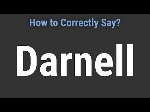 How to Pronounce Name Darnell (Correctly!)
