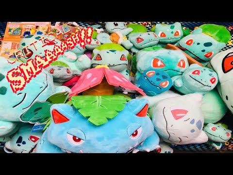 Huge Bulbasaur Plush Haul!!