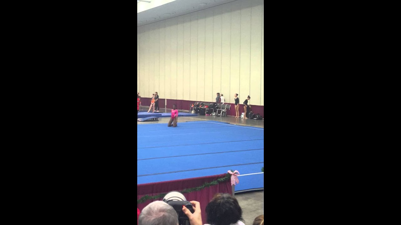 level 8 gymnastics floor routine #leeiahd