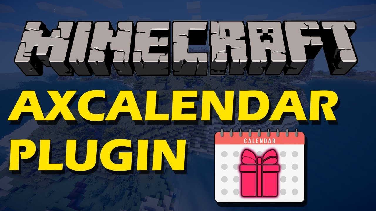 Advent calendar in Minecraft with AxCalendar Plugin