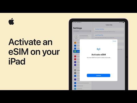 How to activate an eSIM on your iPad | Apple Support