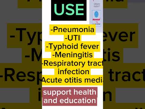 inj.Ceftriaxone use and dose#shorts #viral #trending