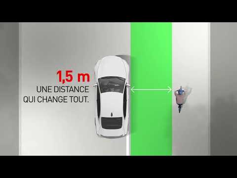 Campagne "La route pour tout le monde, les règles aussi" - Distance 1,5 m