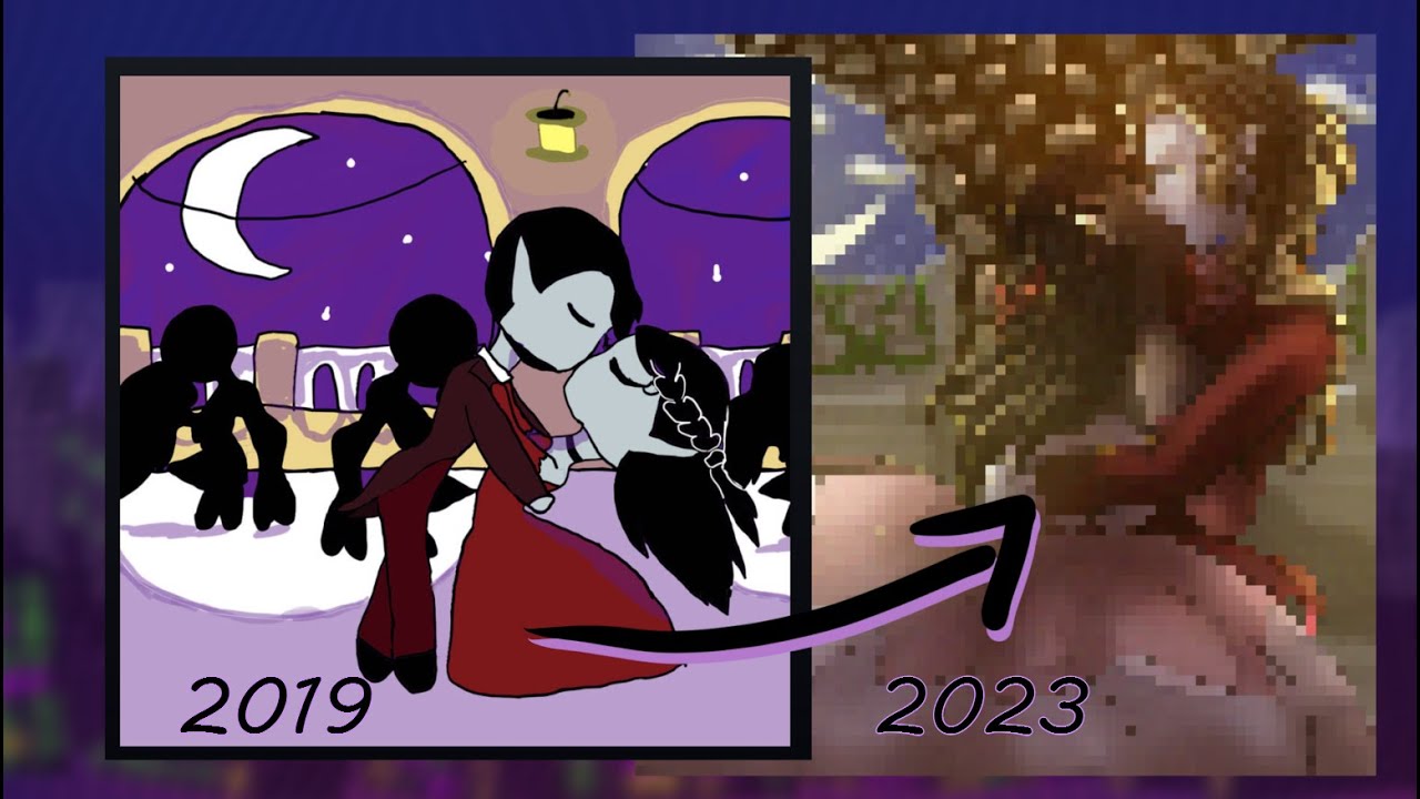 redrawing old DeviantArt art