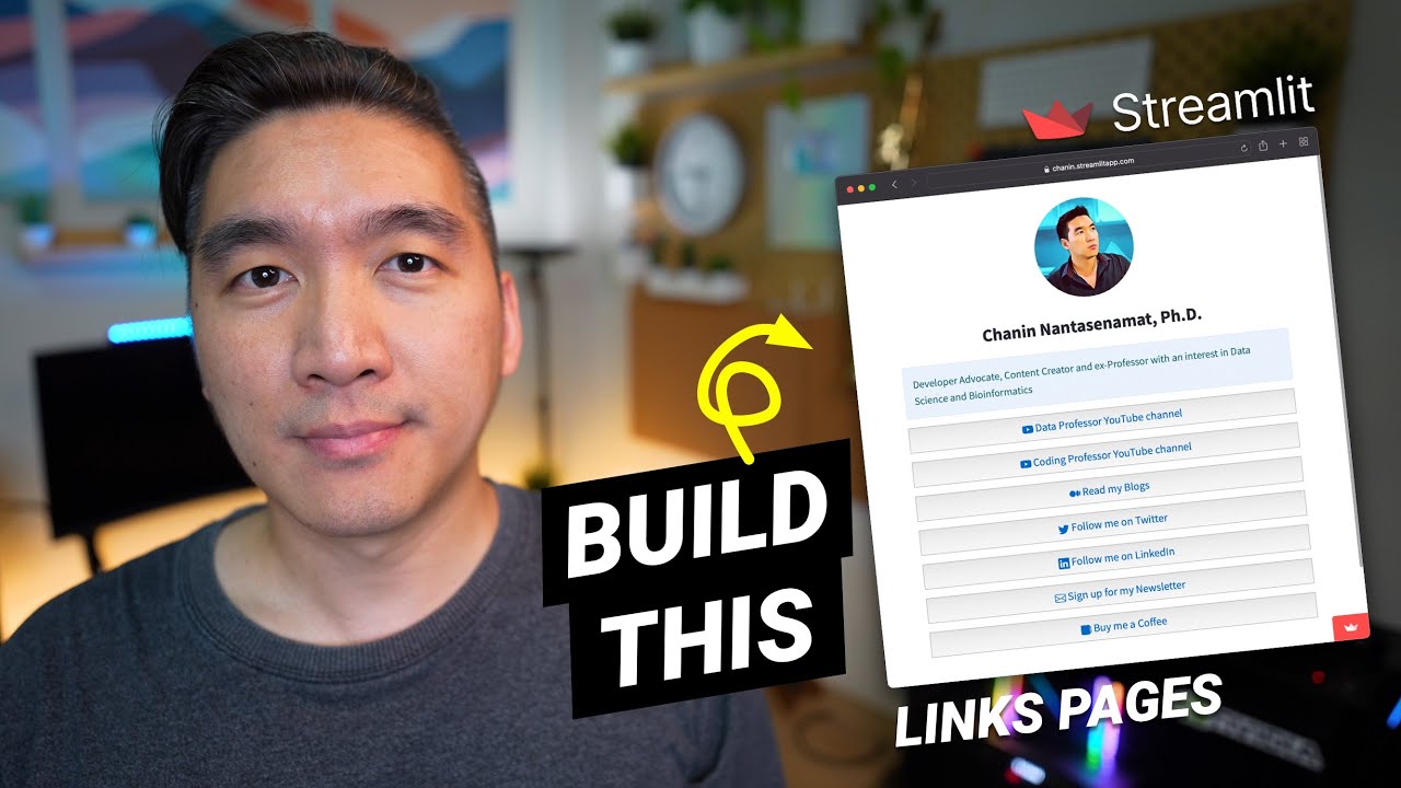 How to build a Linktree Clone using Python + Streamlit