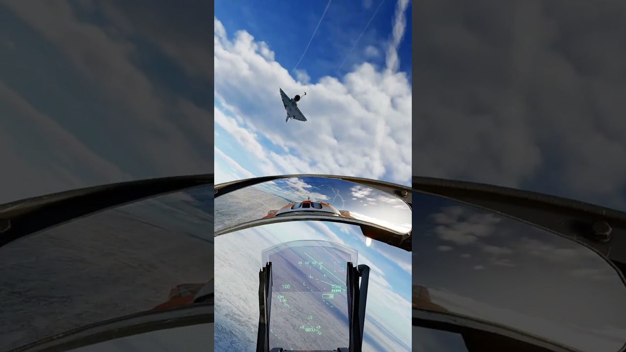 That's actually terrifying #DCS Dogfight