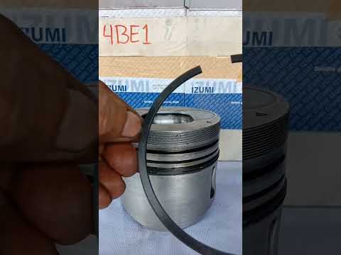 Piston ring setting #engine