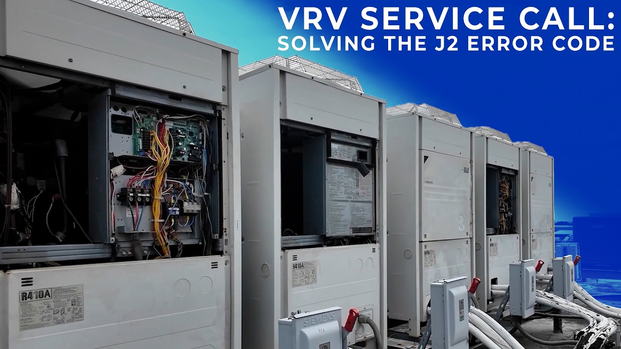 VRV Service Call: Solving the J2 Error Code with Roman Baugh
