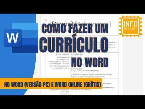 Como fazer um CURRÍCULO no WORD