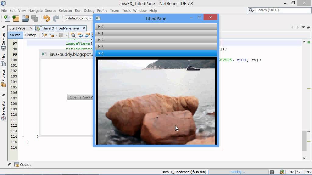 JavaFX TitledPane