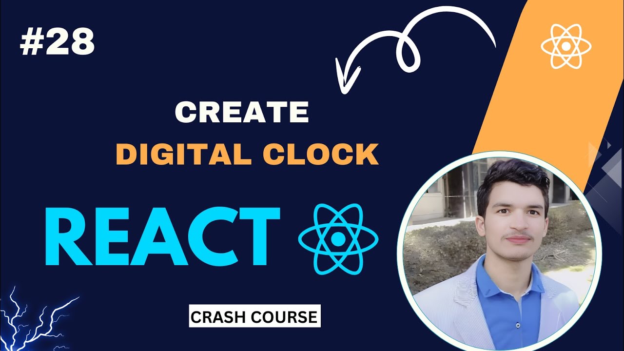 Digital Clock in React.js | Build a Real-Time Clock using React Hooks