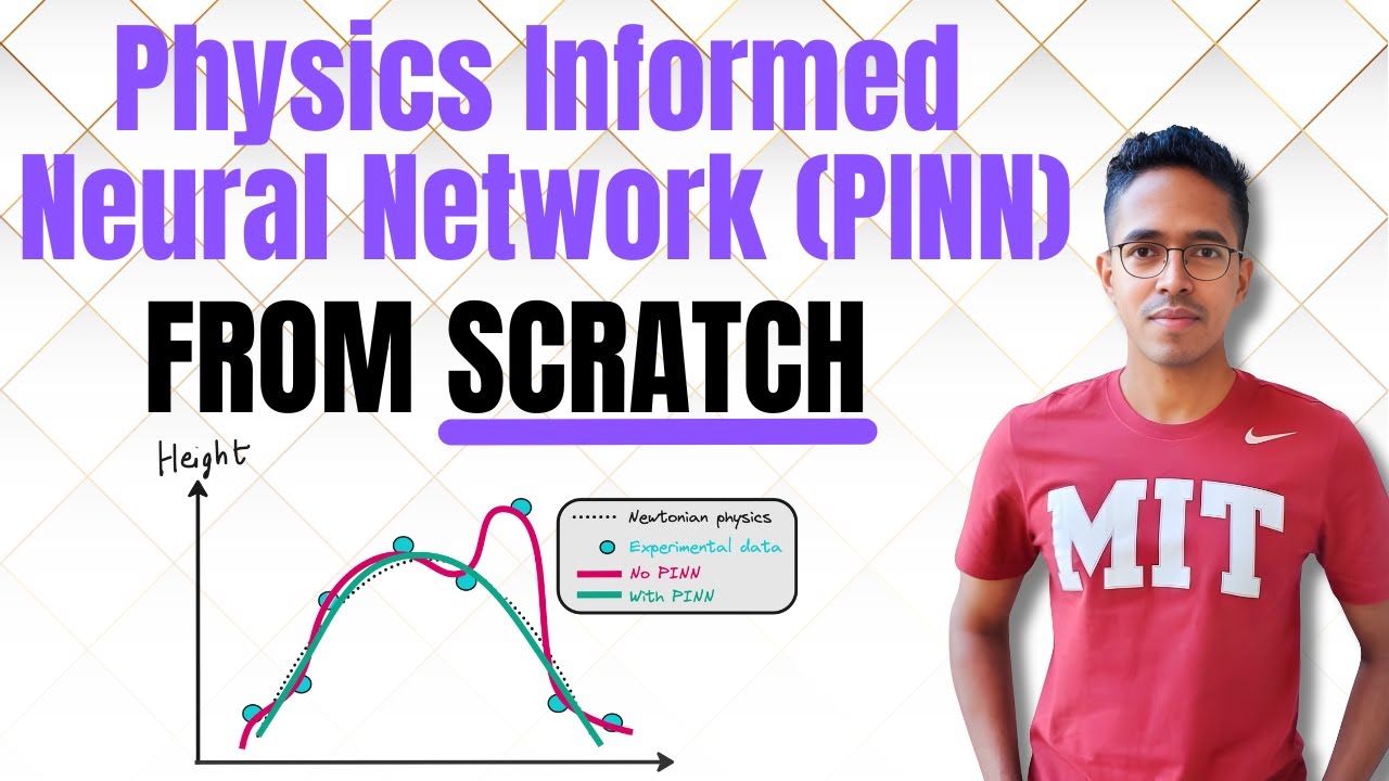 Physics Informed Neural Networks explained for beginners | From scratch implementation and code