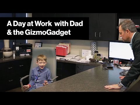 A Day At Work With Dad & GizmoGadget