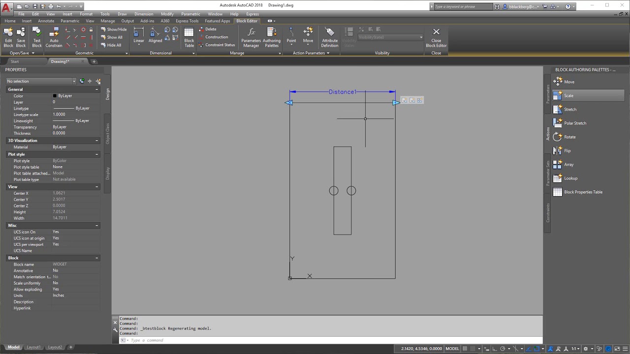 AutoCAD Creating a Dynamic Block Part 1