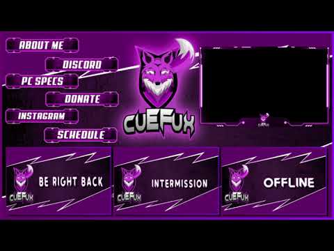 I will design twitch or facebook or youtube overlay and logo for your stream