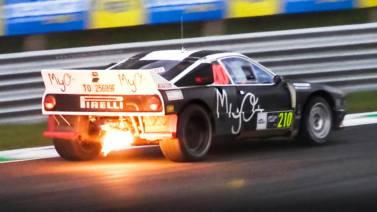 Lancia Rally 037 Group B Tribute: Best of Accelerations, Flames, Powerslides & Supercharger Sound!