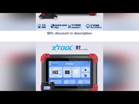 Why Everyone’s Talking About This Product! XTOOL D7 All System Car Diagnostic Tools Bidirectional