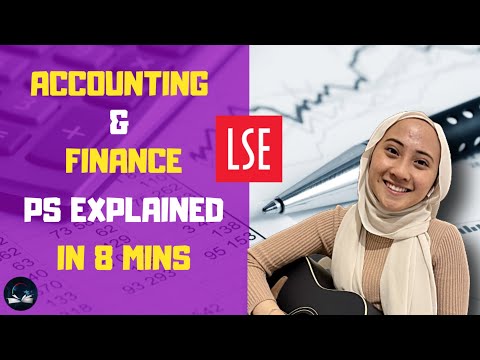 Successful Accounting & Finance Personal Statement Explained in 8 mins l University Application Tips