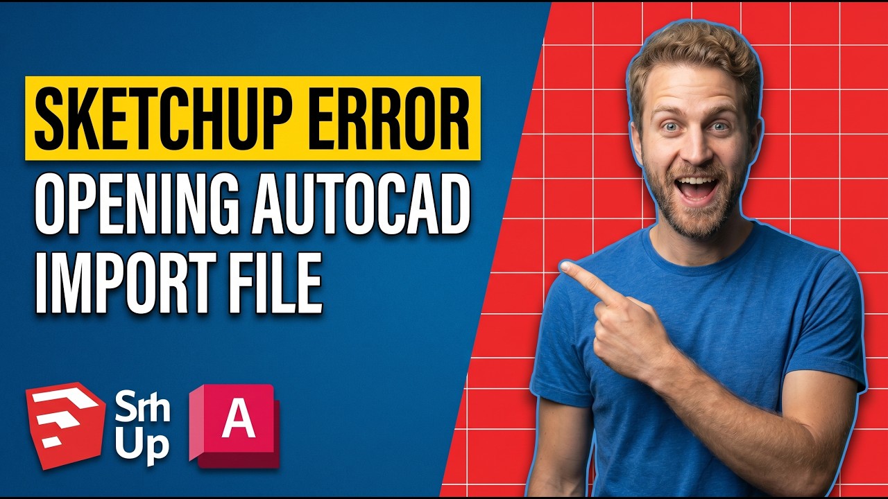 SketchUp Error Opening AutoCAD Import File (Easy Fix Guide)