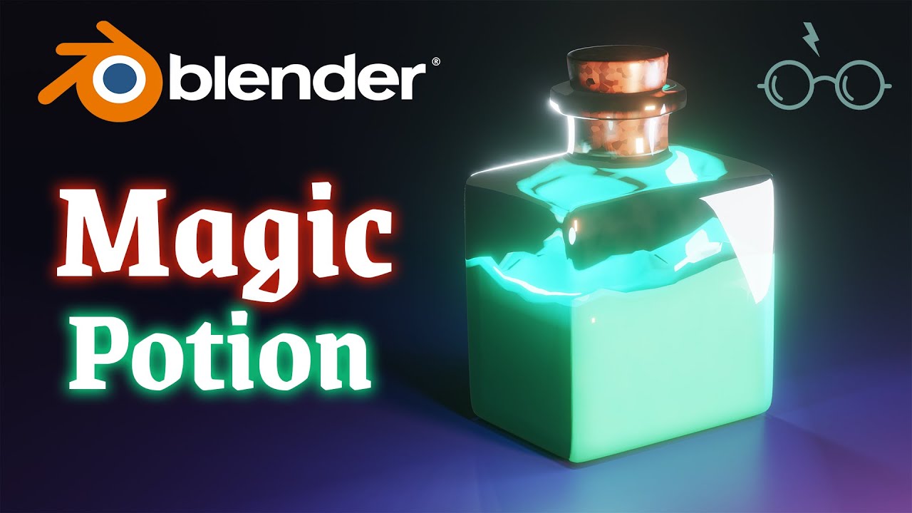 Create A Magic Potion In Blender | Tutorial