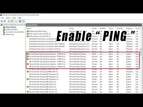 How to Enable " PING " in Windows 11/10