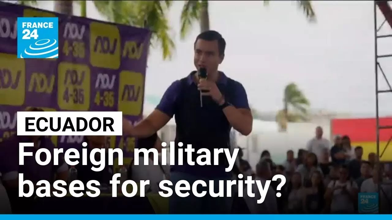 Ecuador: referendum on the presence of foreign military bases • FRANCE 24 English