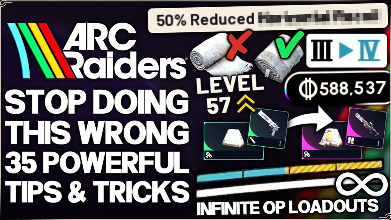 Arc Raiders - Stop Making These Mistakes - 35 POWERFUL Tips to Survive Every Raid & Progress Fast!