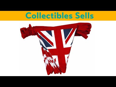Vintage British Union Jack Textile Flag Cloth Fabric Bunting Retro Banner UK 10M
