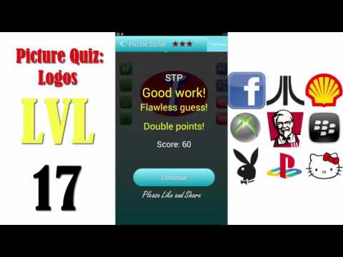 Picture Quiz: Logos Level 17 - All Answers - Walkthrough ( By Timeglass Works )